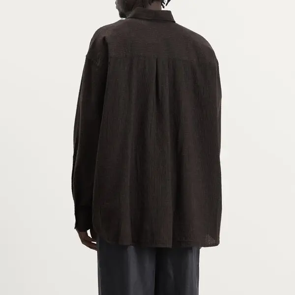 Our Legacy Check Grid Cloth Borrowed Shirt