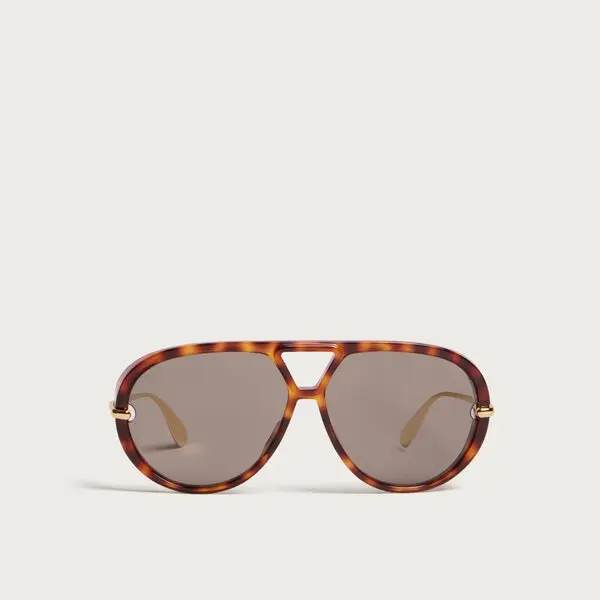 Bottega Veneta Bv1274s Sunglasses - Havana/gold/brown
