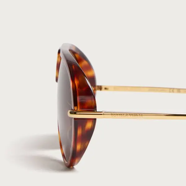 Bottega Veneta Bv1274s Sunglasses - Havana/gold/brown