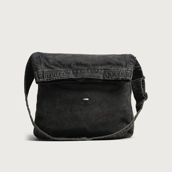 Our Legacy Indigo Canvas Sling Bag - Deep Blue