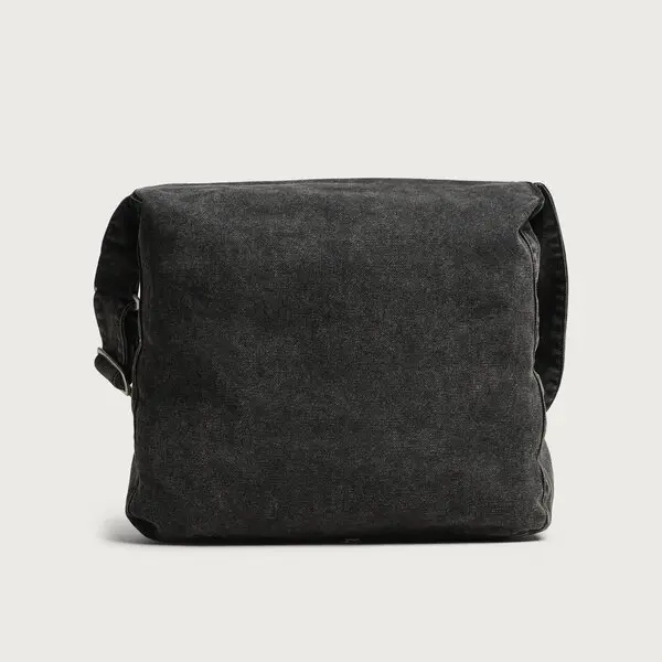 Our Legacy Indigo Canvas Sling Bag - Deep Blue