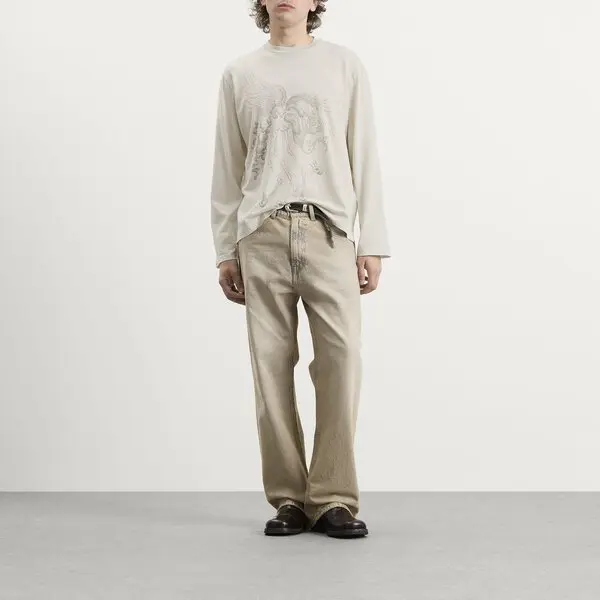 Our Legacy Spirit Print Box Long Sleeve Top