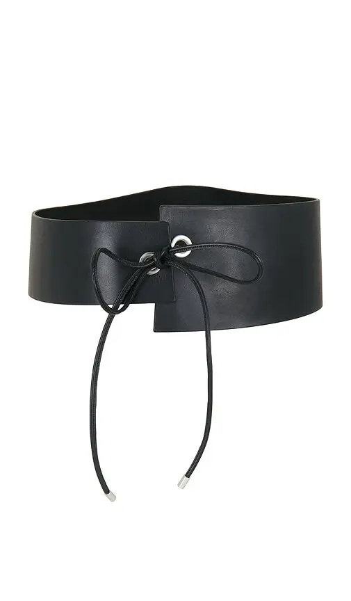 ST. AGNI Leather Asymmetric Belt