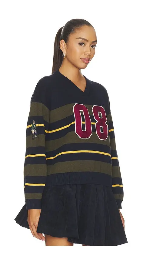Sea Mina Novelty V-neck Sweater
