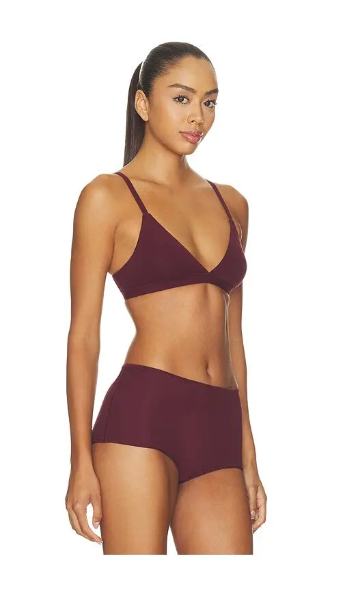 SKIMS Fits Everybody Triangle Bralette In Purple