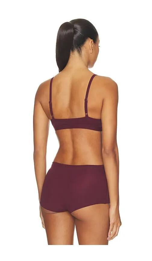 SKIMS Fits Everybody Triangle Bralette In Purple