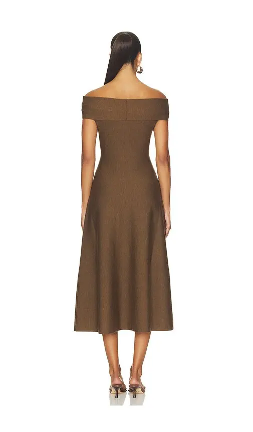 Simkhai Off Shoulder Midi Dress
