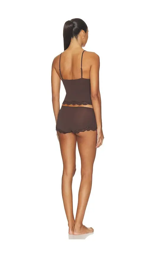SKIMS Fits Everybody Lace Triangle Cami & Boyshort Set