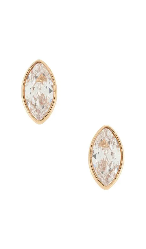Ettika Crystal Marquise Stud Earrings
