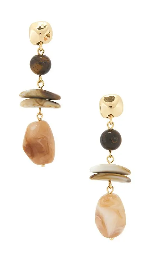Ettika Solstice Stone Earrings