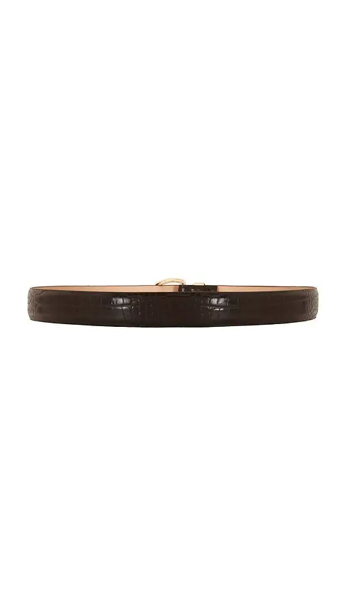 8 Other Reasons Polished Croc Embossed Belt