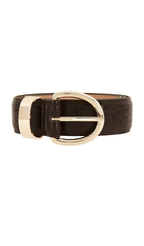 8 Other Reasons Polished Croc Embossed Belt