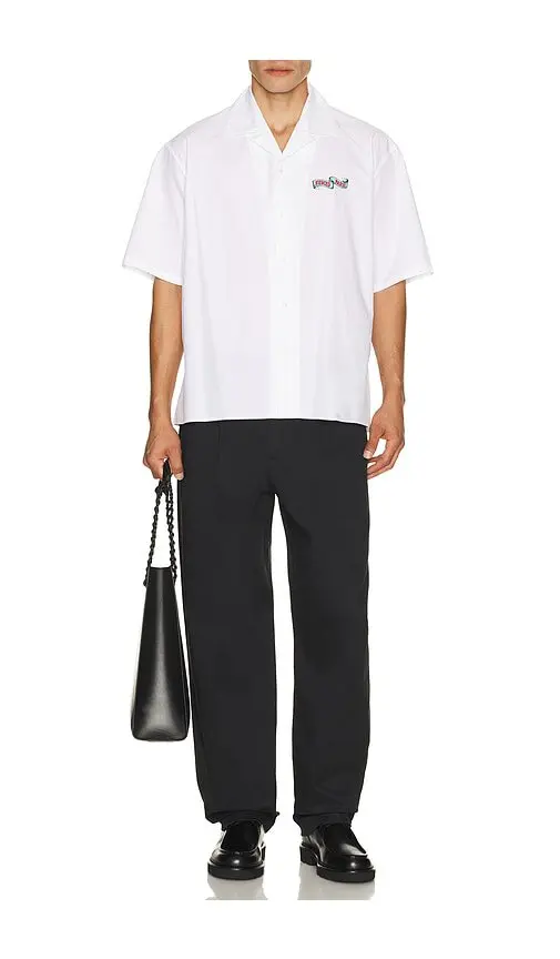 Kenzo Jumping Tiger Hawaiian Short Sleeve Shirt