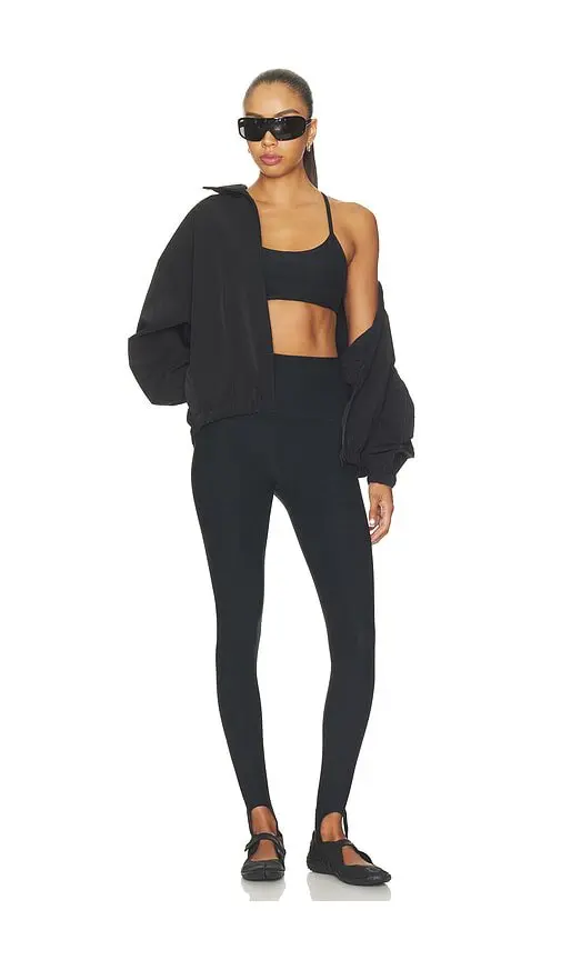 Beyond Yoga Spacedye Minimal Sports Bra In Black