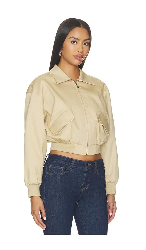 Good American Cropped Bomber