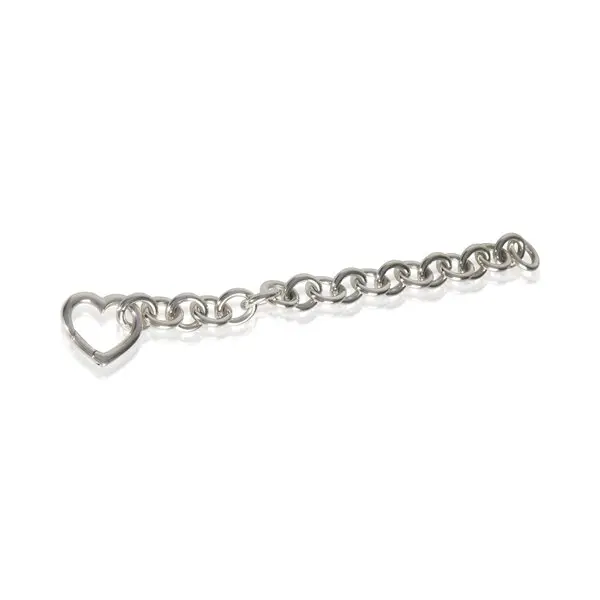 Tiffany & Co. Sterling Silver Heart Clasp Bracelet