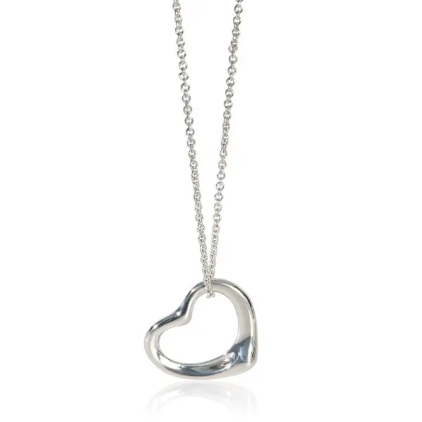 Tiffany & Co. Sterling Silver Elsa Peretti Open Heart Pendant