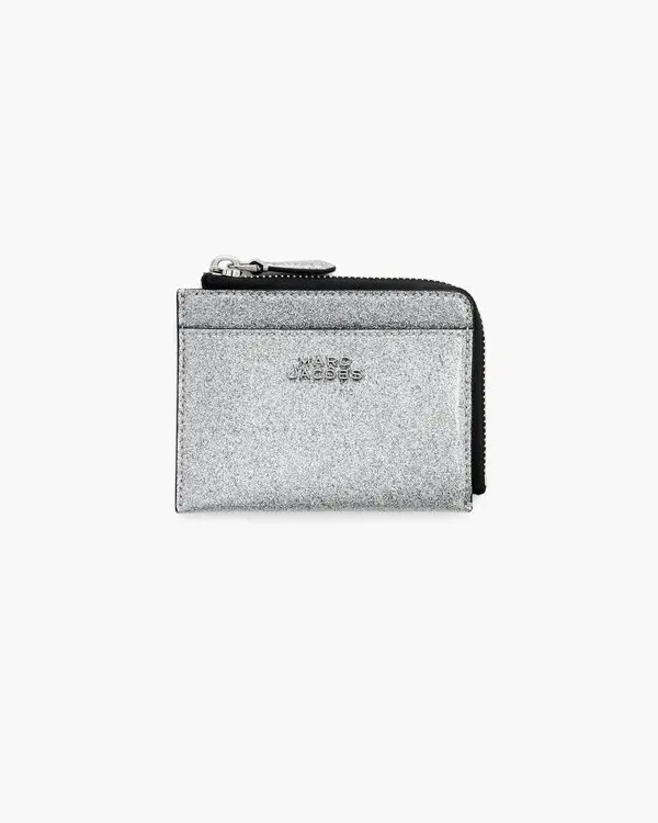 Marc Jacobs The Coated Glitter Everyday Top Zip Wallet