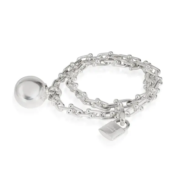 Tiffany & Co. Sterling Silver Hardwear Small Wrap Bracelet