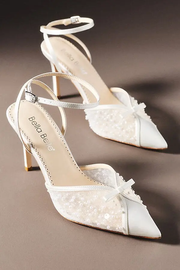 BELLA BELLE Waverly Pearl And Sequin Stiletto