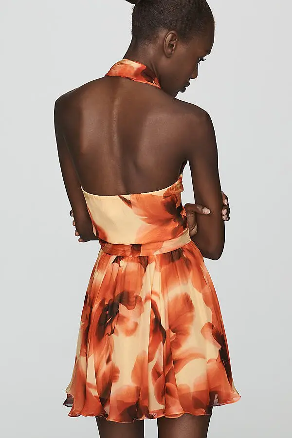 Rococo Sand Halter Mi Dress