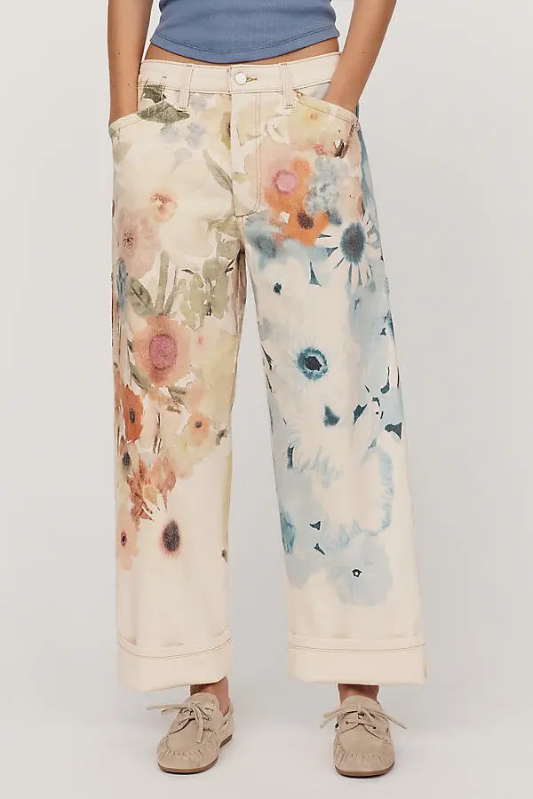 PILCRO Kayden High-rise Barrel-leg Jeans