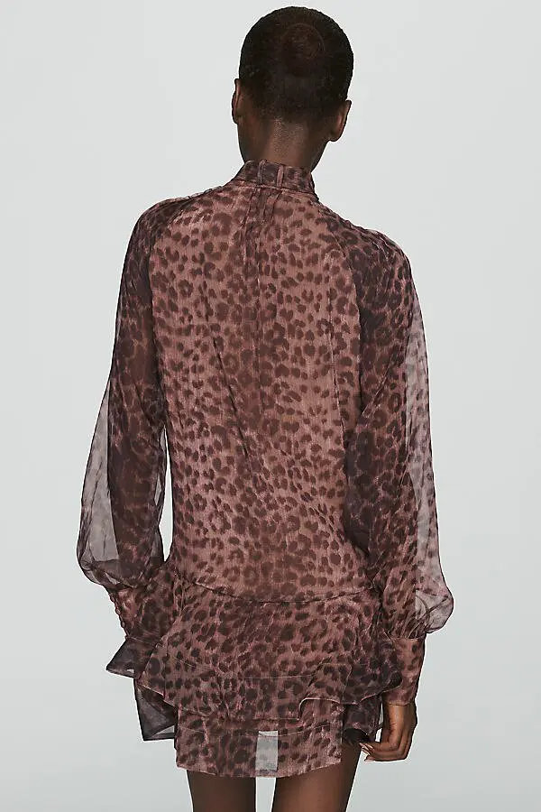Bardot Adrie Mini Dress - Leopard
