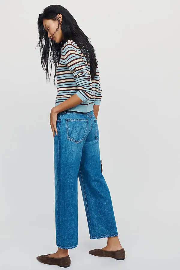 MOTHER The Dodger High-rise Flood Jeans
