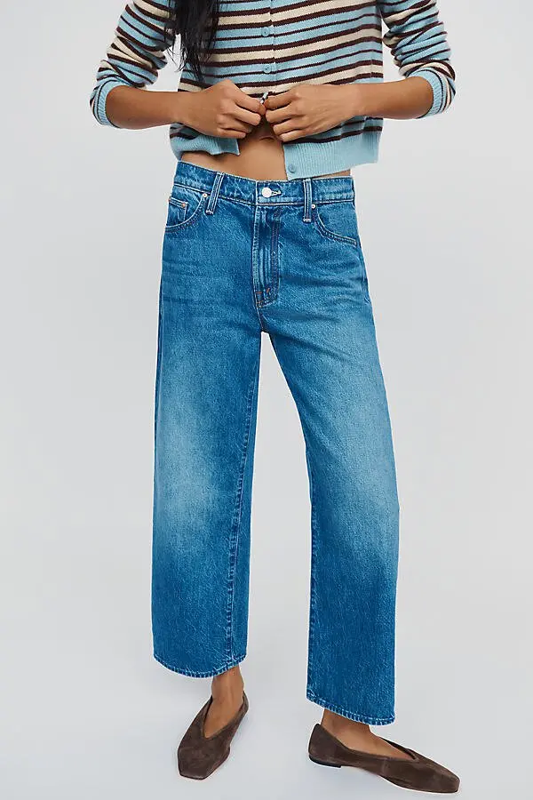 MOTHER The Dodger High-rise Flood Jeans