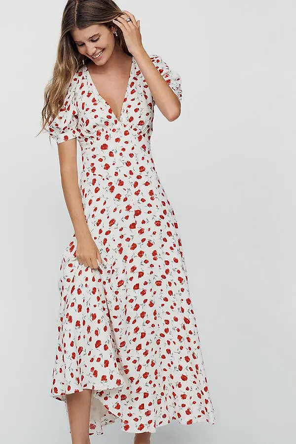 REFORMATION Naira Midi Dress - Dolly