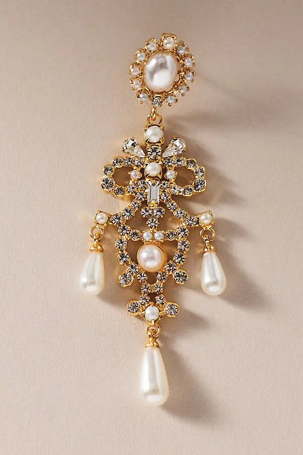 TWIGS & HONEY Baroque Chandelier Earrings