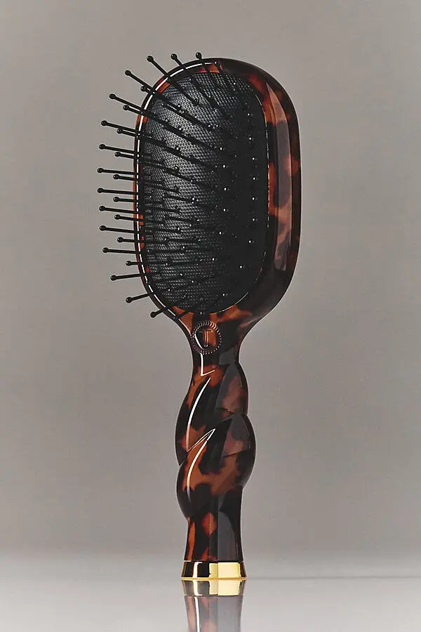 TELETIES Mi Degler Hair Brush For Medium Hair - Tortoise