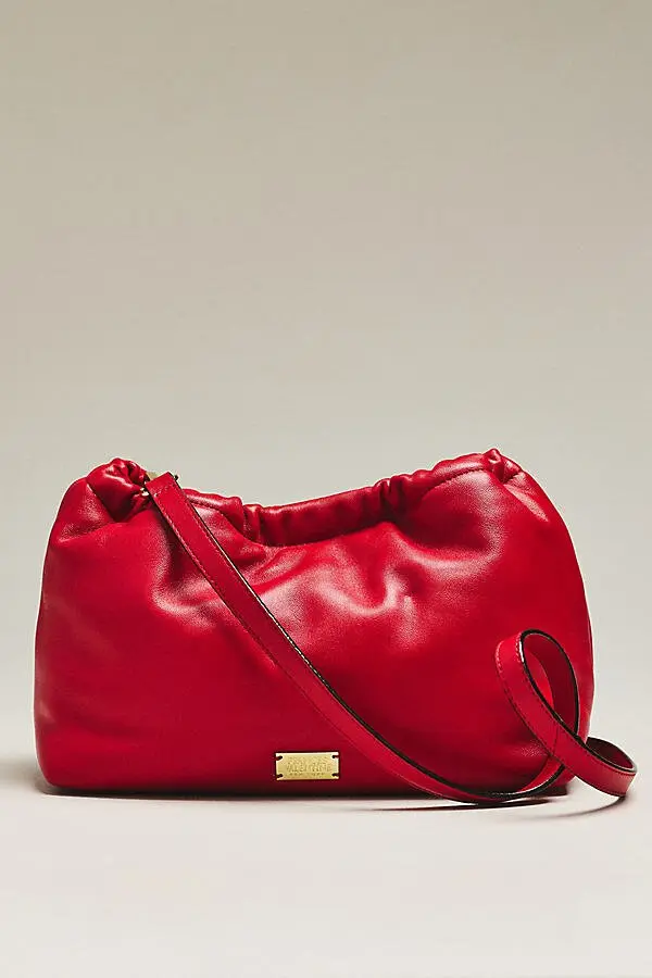 FRANCES VALENTINE Bici Nappa Leather Handbag - Red