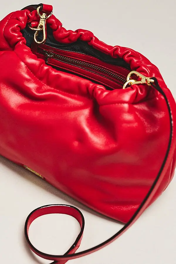 FRANCES VALENTINE Bici Nappa Leather Handbag - Red