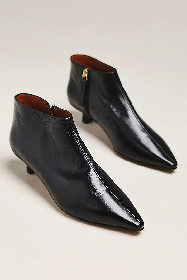 Maeve Leather Pointed-toe Ankle Boots