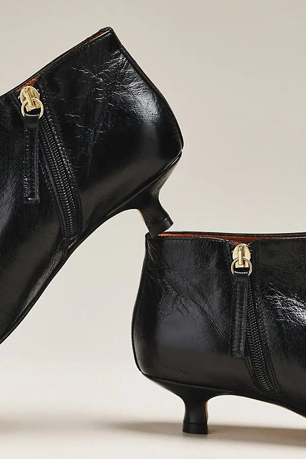 Maeve Leather Pointed-toe Ankle Boots