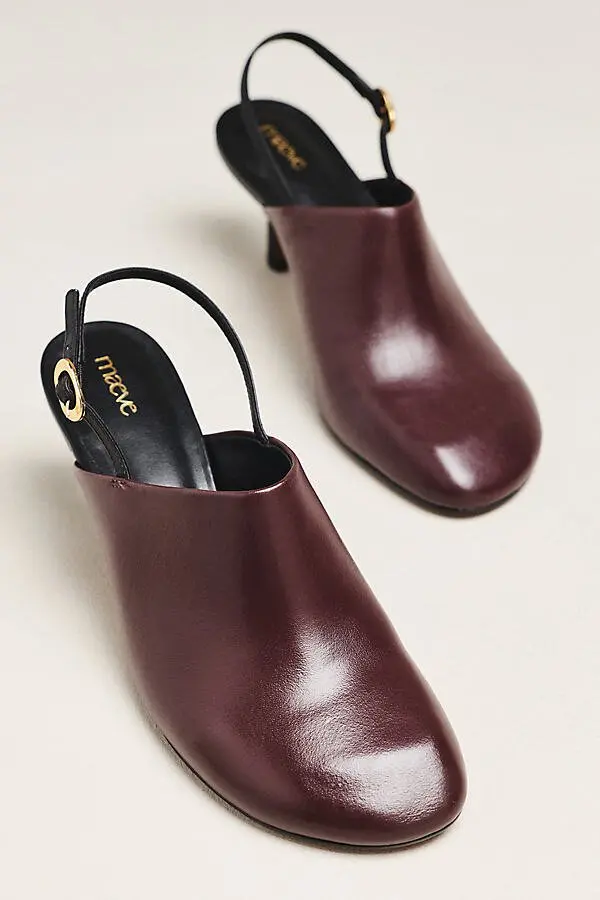 Maeve Shootie Mules - Chocolate