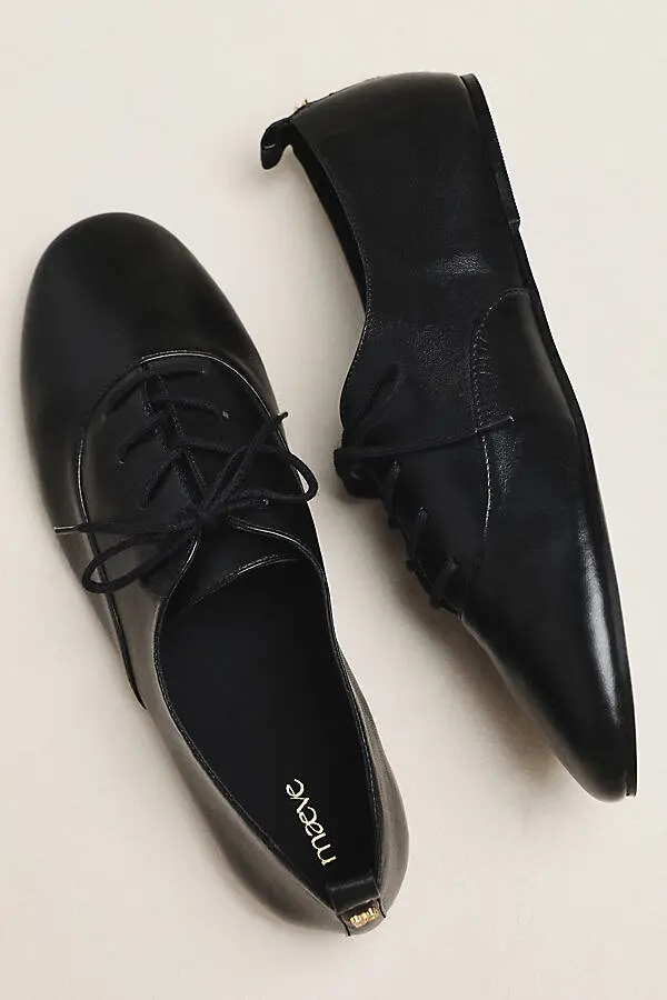 Maeve Leather Dance Shoes - Black