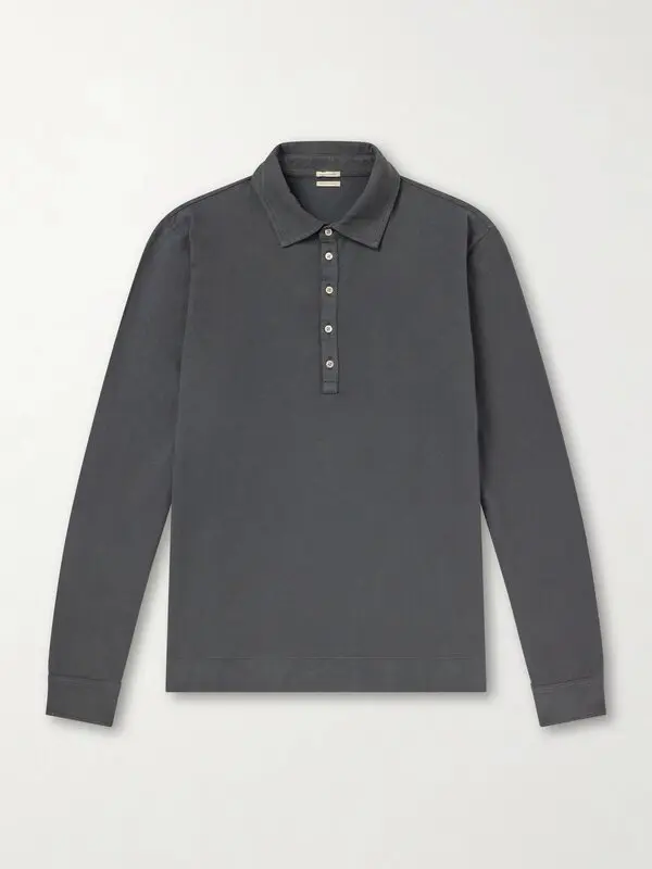 Massimo Alba Raya Cotton-jersey Polo Shirt