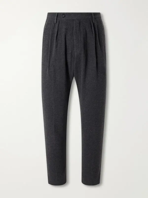 Massimo Alba Stan Straight-leg Wool, Silk And Cashmere-blend Suit Trousers
