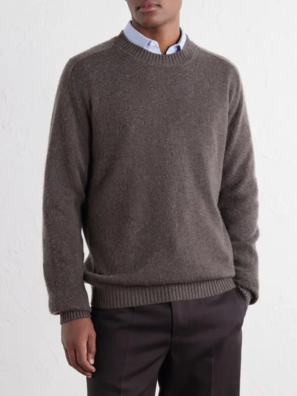 Boglioli Wool And Cashmere-blend Sweater