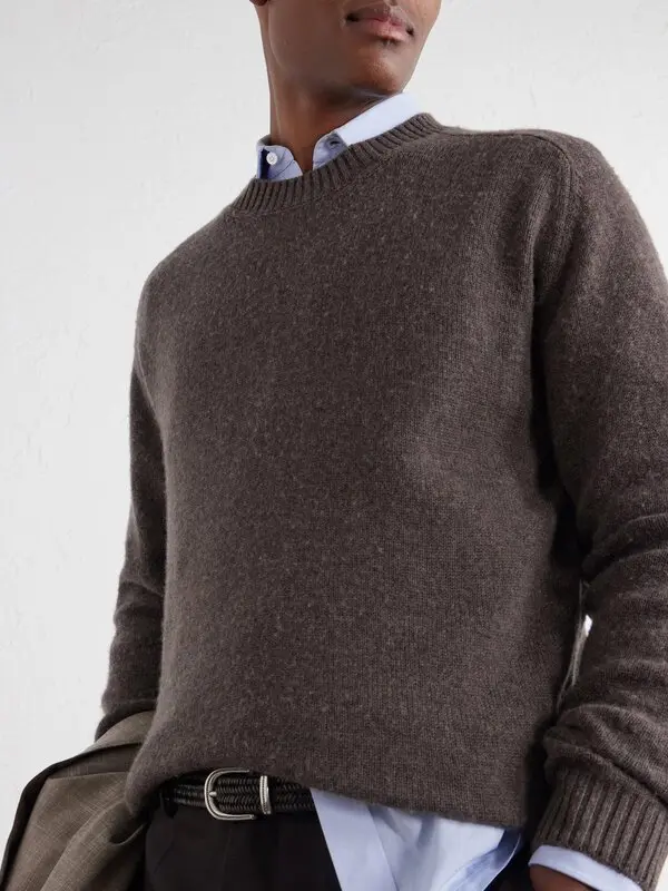 Boglioli Wool And Cashmere-blend Sweater