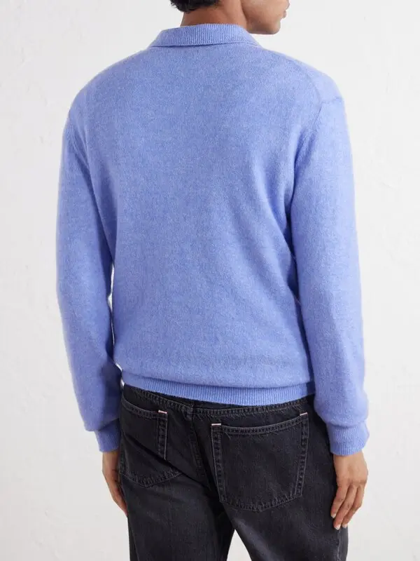 Altea Wool And Cashmere-blend Polo Sweater