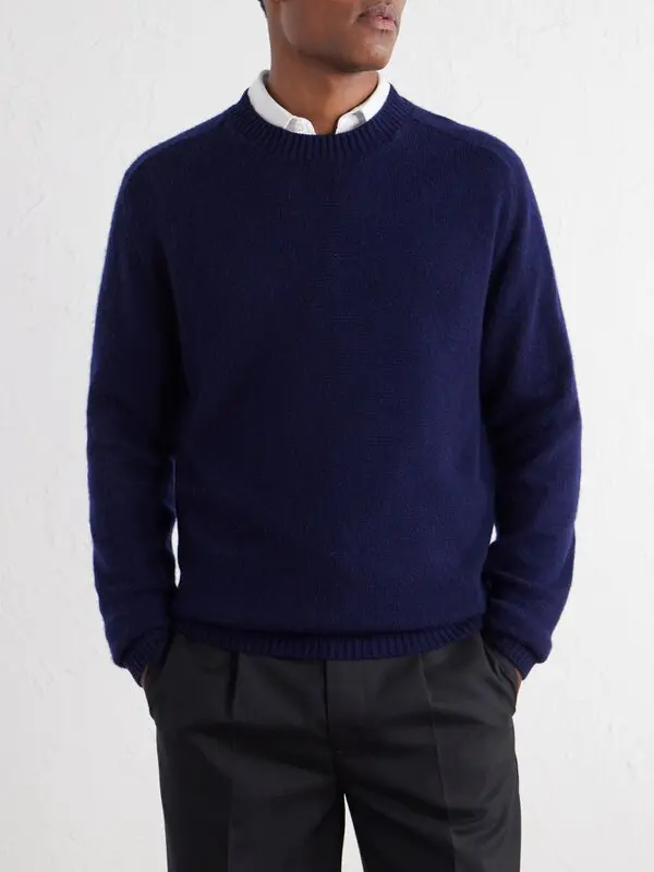 Boglioli Wool And Cashmere-blend Sweater