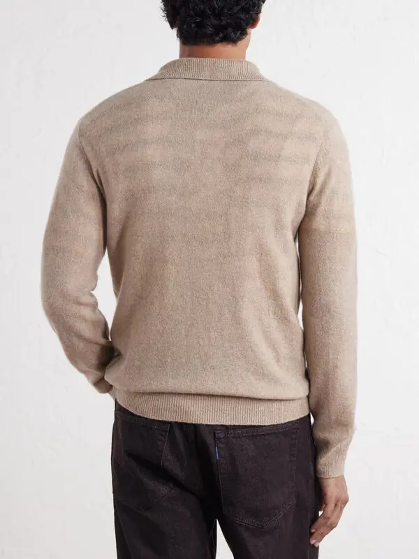 Altea Wool And Cashmere-blend Polo Sweater