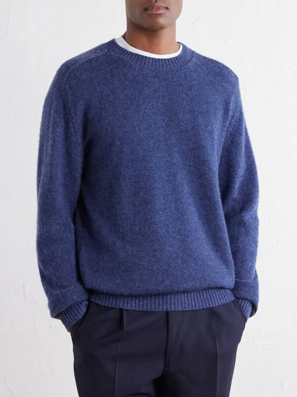 Boglioli Wool And Cashmere-blend Sweater