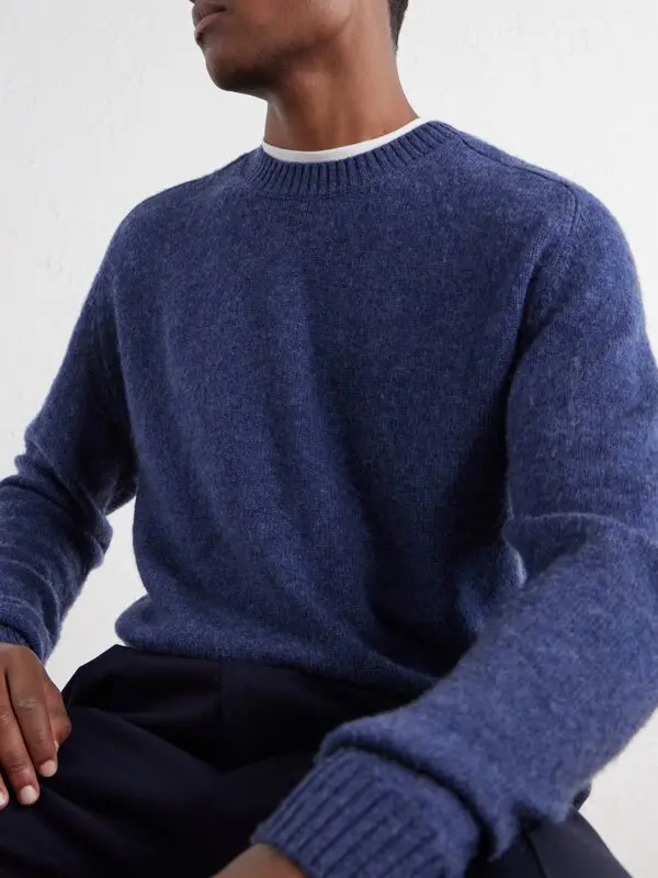 Boglioli Wool And Cashmere-blend Sweater
