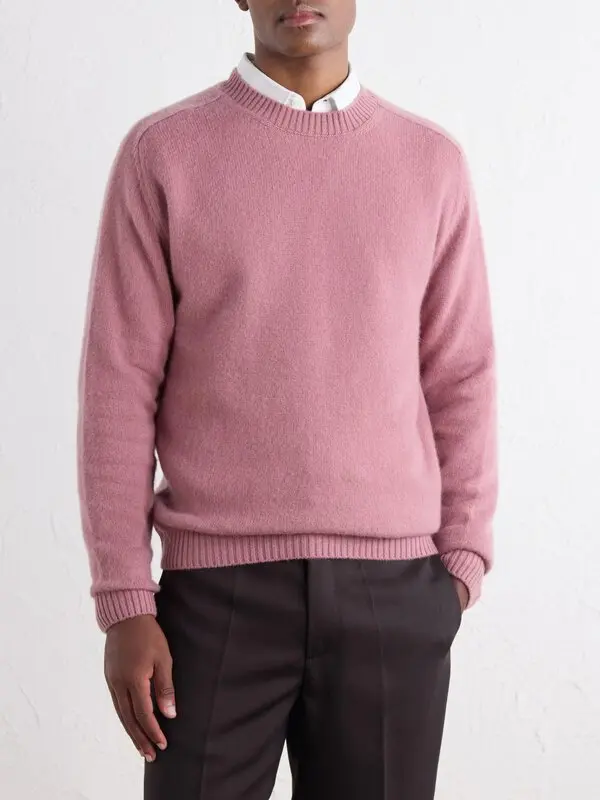 Boglioli Wool And Cashmere-blend Pullover