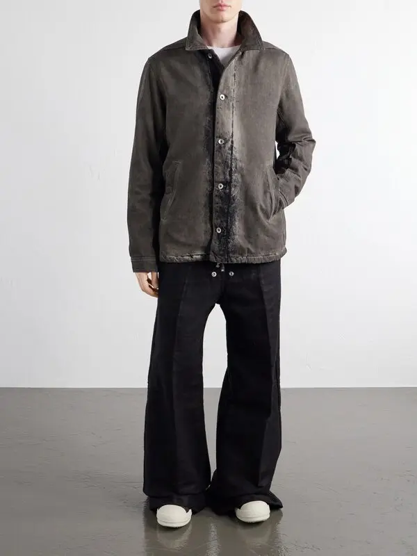 Rick Owens Washed-denim Trucker Jacket