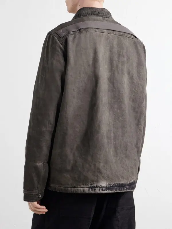 Rick Owens Washed-denim Trucker Jacket